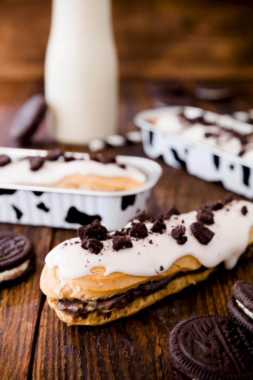 Cookies and Cream Éclairs | Cupcake Project | Bloglovin’